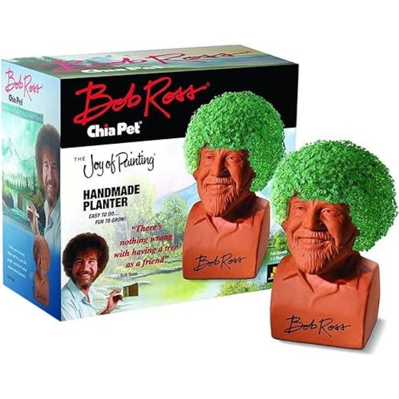 Chia Pet | Other | Chia Pet Bob Ross The Joy Of Painting Decorative ...